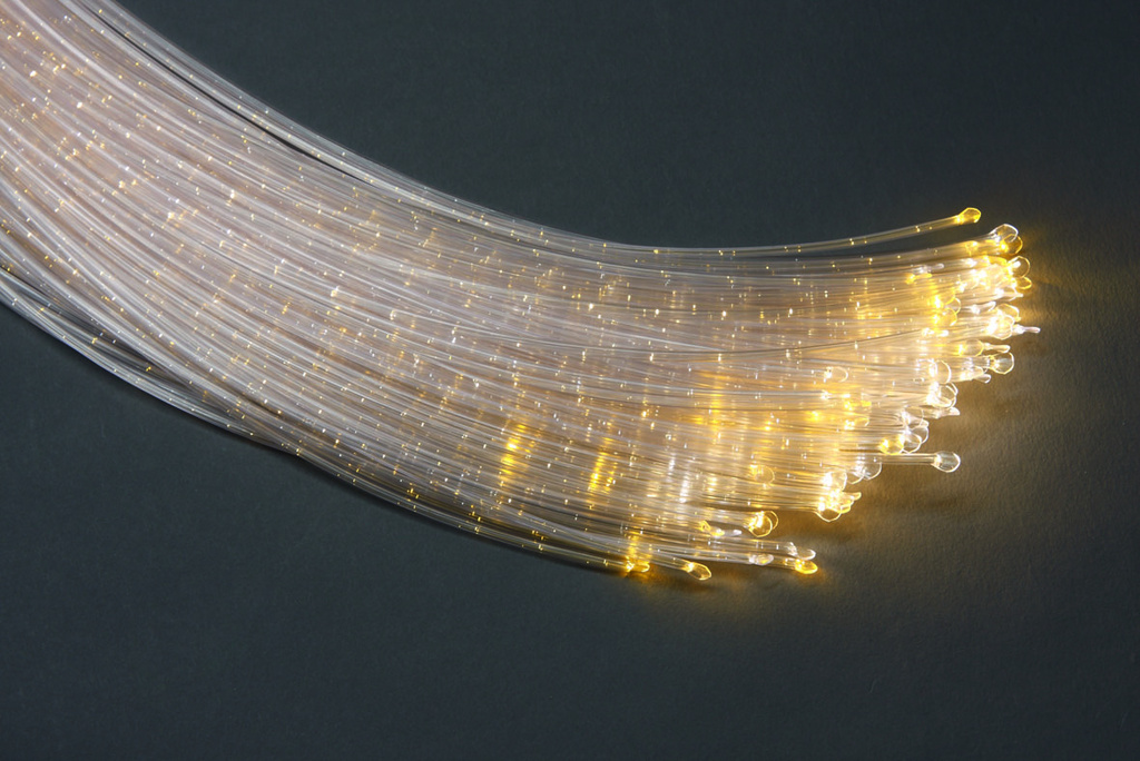 Optická vlákna - 100 vláken, délka 1m